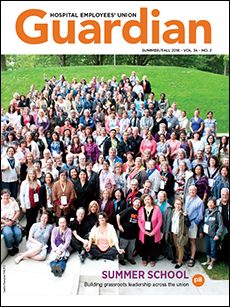 Guardian: Summer 2016 | Hospital Employees' Union